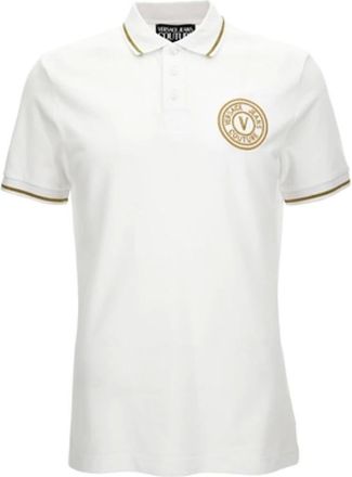 Versace Jeans Couture Homme, Tops, Blanc, Taille: S Polo Logo