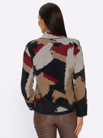 Heine Strickjacke Strickjacke Langarm Jacquard