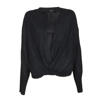 Giorgio Armani Damen, Blusen & Hemden, Schwarzk, 3XLGr&ouml;&szlig;e