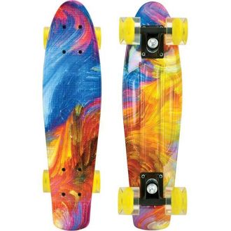 Schildkrot Fitness Skateboard Retro Skateboard FREE SPIRIT 22&acute; Hurricane