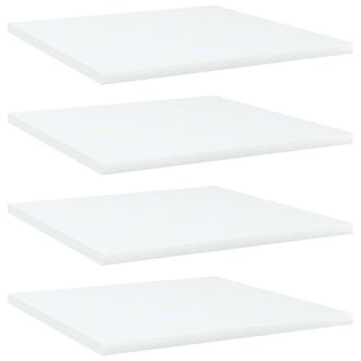 Generic 4X B&uuml;cherregal, Brett Wandboard, Wandregal Regal, Regalboden Wand, Board Ablage, H&auml;ngeregal, Schweberegal, Holzwerkstoff (Wei&szlig; 40x10x1,5cm) (40 x 40 x