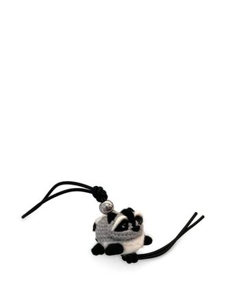 Loewe Waschb&auml;r-Filzanh&auml;nger - Grau