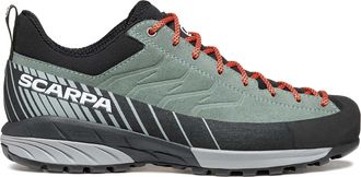 Scarpa W Mescalito Grün - Klassischer technischer Damen Zustiegsschuh, Größe EU 38.5 - Farbe Conifer - Gray