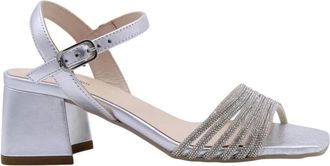 Nero Giardini Femme, Chaussures, Gris, Taille: 38 EU Sandales à talons hauts Villanova