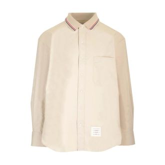 Thom Browne Homme, Chemises, Blanc, Taille: M Chemises