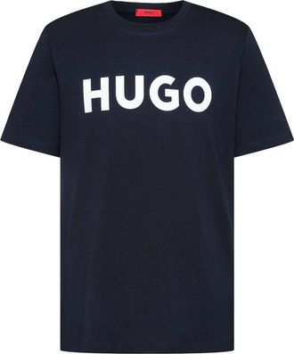 HUGO BOSS Softes T-Shirt mit Label-Frontprint und Stretch in