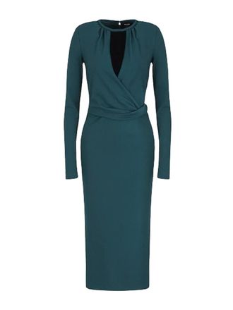 Giorgio Armani Knielanges Kleid - Grün