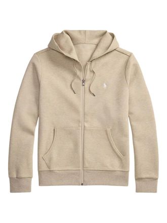 Polo Ralph Lauren hoodie &agrave; fermeture zipp&eacute;e - Tons neutres