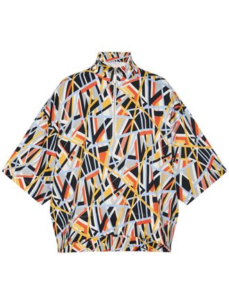 Rosetta Getty polo à imprimé abstrait - Orange