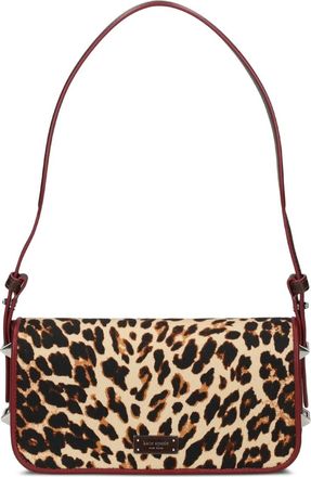 Kate Spade New York Liv Downtown Schultertasche mit Leoparden-Print - Nude