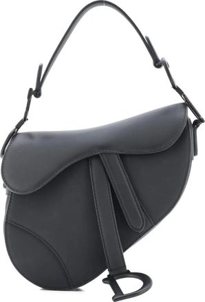Dior Ultra Matte Saddle Handbag Leather Mini shoulder bag - Schwarz