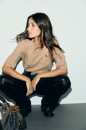 Gerard Darel Pull &agrave; torsades - RAISA - Camel