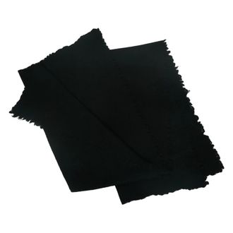 Faliero Sarti Rechteckiger Schal mit Fransen - - Accessories - Damen - Schwarzk - ONE SIZE