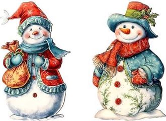 Generic Bonhomme de neige en bois de 58 cm, décoration de Noël à suspendre double face, panneau festif rustique avec couleurs vives pour arbre, mur ou porte, 