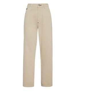 Philipp Plein Femme, Jeans, Beige, Taille: W26 Denim Pantalons Loose Fit Iconic