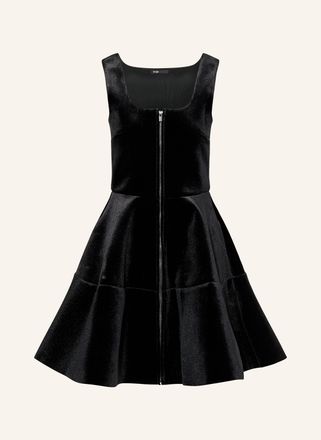 Maje Samtkleid Relvetina schwarz
