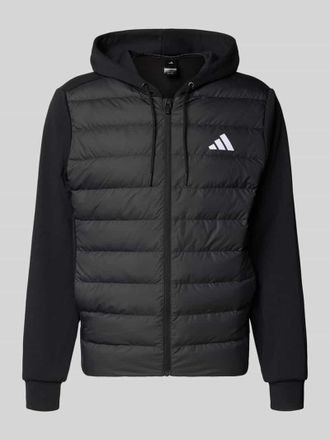 adidas Steppjacke mit Kapuze und Logo