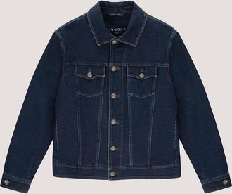 Circolo 1901 Trucker Jacket in Indigo Indigo Stone Washed / XL