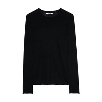 Zadig&Voltaire Teiss Schwarzer Pullover - - Knitwear - Herren - Schwarzk - L