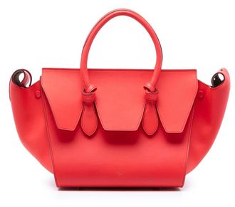 Celine Crossbody Bags - Small Smooth Calfskin Tie Knot Handbag - Gr. unisize - in Rot - f&uuml;r Damen