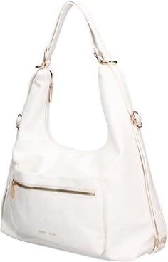 Pierre Cardin Sac &agrave; bandouli&egrave;re pour femme Polyur&eacute;thane en polyur&eacute;thane 37x38x11 cm 9006-WX10, Blanc, Taille unique