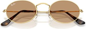 Ray-Ban unisex, Accessoires, Jaune, Taille: 51 MM Rb3547 Oval Lunettes de soleil