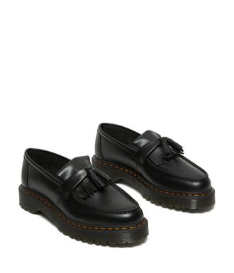 Dr. Martens Adrian Bex Smooth Leather Tassel Loafers Mokassin, Schwarz, 36 EU