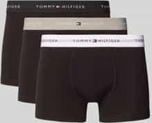 Tommy Hilfiger Trunks aus Baumwoll-Mix im 3er-Pack