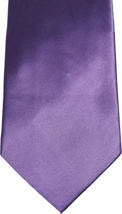Dolce & Gabbana Satin Silk Blend Necktie - Purple