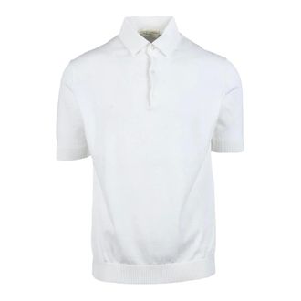 FILIPPO DE LAURENTIIS Homme, Tops, Blanc, Taille: 3XL Polo en Coton Maille Modèle