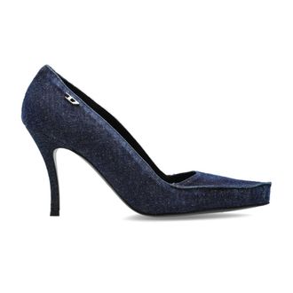 Diesel D-Lucette 90 Pump - Femme - Chaussures - Bleu - Taille: 40 EU