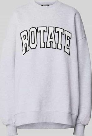Rotate Oversized Sweatshirt mit Logo-Stitching