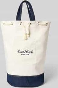 MC2 Saint Barth Beach Bagpack mit Kordelzug und Label-Stitching