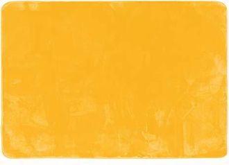 Douceur d'Intérieur Teppich, rechteckig, 120 x 170 cm, Flanell, einfarbig, Gelb