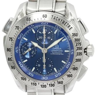 Omega Pre-owned Speedmaster Edelstahl 3540.80 - - Pre-owned - Herren - Blau - ONE SIZE