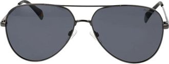 Polaroid Sonnenbrille mit Metallrahmen - - Accessories - unisex - Grau - ONE SIZE