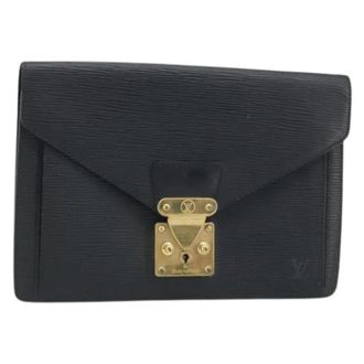 Louis Vuitton Pre-owned Epi Leder Clutch Bag - - Pre-owned - Damen - Schwarzk - ONE SIZE