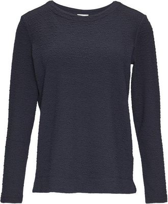 s.Oliver Sweatshirt Sweatshirt Strukturiertes Sweatshirt mit Rundhalsausschnitt