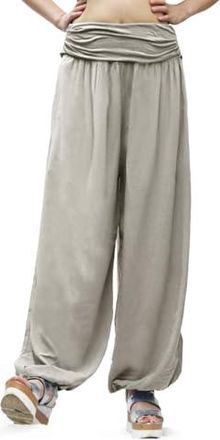 Glamexx24 Pantalon Harem Femme Décontractés Soft Sarouel Legers Sport Pants pour Yoga Pilates Hippie Fitness Danse Ete Plage