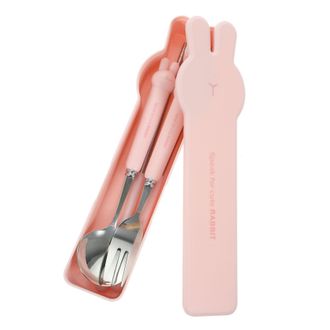 SOLUSTRE Tragbares Besteckset Edelstahl 304 Mit Etui Wiederverwendbar Reisebesteck Gabel L&ouml;ffel Essst&auml;bchen F&uuml;r Lunchbox Und Camping