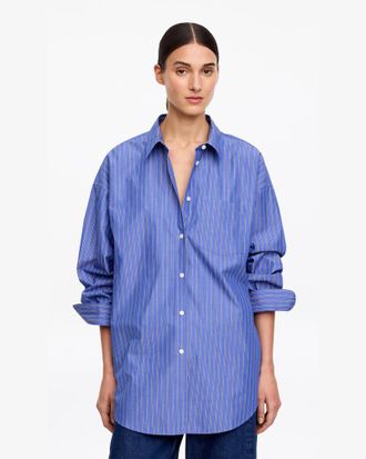 Arket Oversized-Hemd -Blau