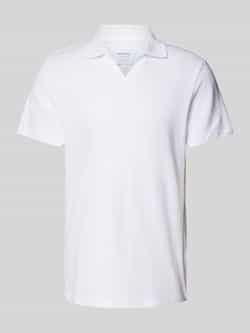 Mc Neal Regular Fit Poloshirt mit V-Ausschnitt