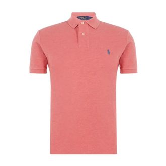 Ralph Lauren Klassisches Baumwoll-Poloshirt - - Tops - Herren - Rot - 2XL