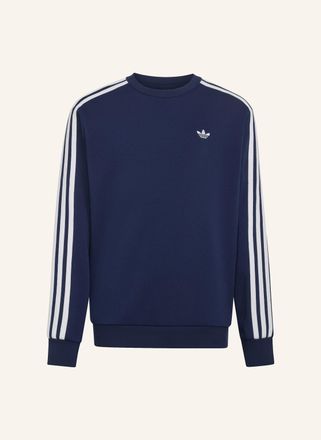 adidas Originals Adidas Originals Lockeres 3-Streifen Rundhals-Sweatshirt blau