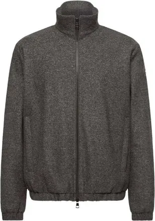 Moncler Limberl Flannel Short Down Jacket - Homme - Vestes - Gris - Taille: XL