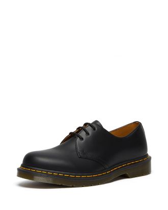 Dr. Martens Mädchen 1461 Derby, Schwarz Black Smooth, 36 EU