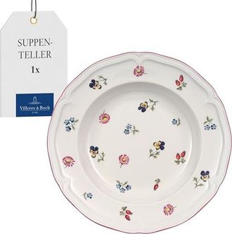 Villeroy & Boch Fleur Suppenteller Weiß, 25 x 25 x 9.20 cm