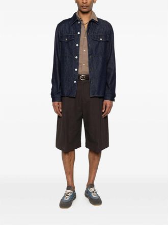 Dries Van Noten Denim Cotton Shirt - Blue