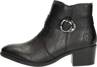 Rieker Femme, Chaussures, Noir, Taille: 39 EU Enkellaarsjes Hak