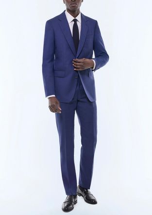 Fursac Costume ajust&eacute; en toile de laine - Taille 44 - Homme